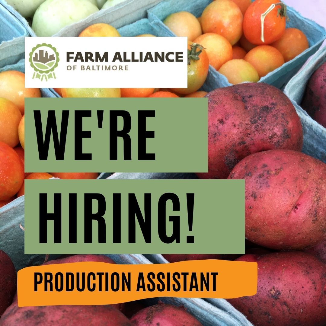 Jobs & Internships – Farm Alliance of Baltimore